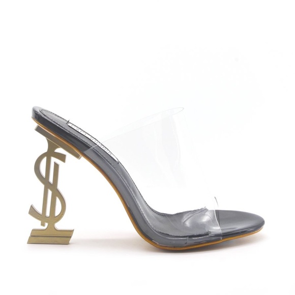 Shoes | Clear Money Sign Heel | Poshmark